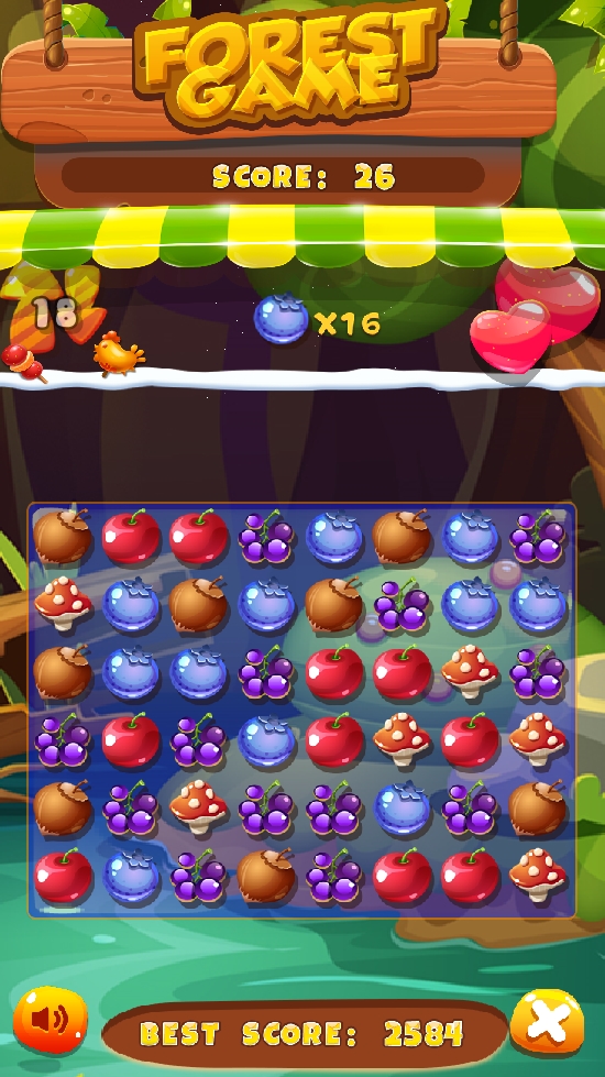 Forest Match3 by PasGames | CodeCanyon